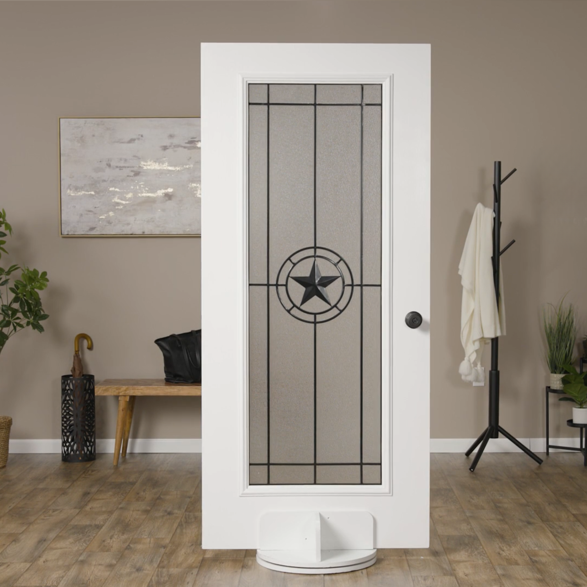 ODL Elegant Star Door Glass - 10" x 82" Frame Kit | Zabitat