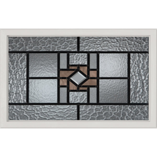 Western Reflections Mission Ridge Door Glass - 27" x 17.25" Craftsman ...