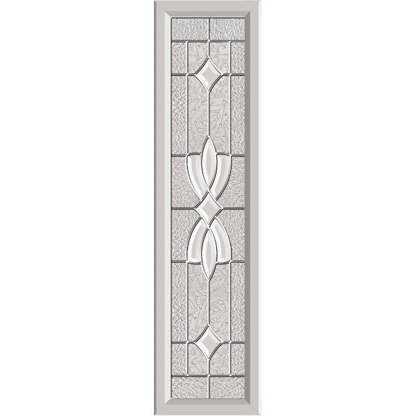 Western Reflections Laurel Door Glass - 10" x 38" Flat Profile Frame ...
