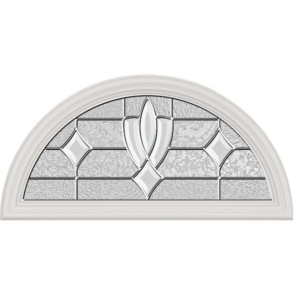 Western Reflections Laurel Door Glass - 23.797" x 11.813" Frame Kit ...