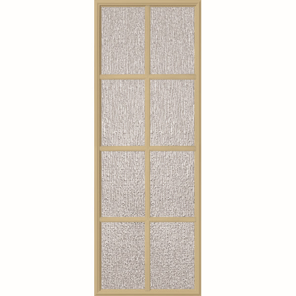 ODL Perspectives Low-E Door Glass - 8 Light - Rain - Simulated Divided ...