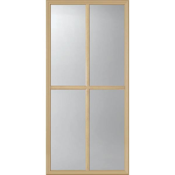 ODL Clear Low-E Door Glass - 4 Light - 7/8 Simulated Divided Light - 24 ...