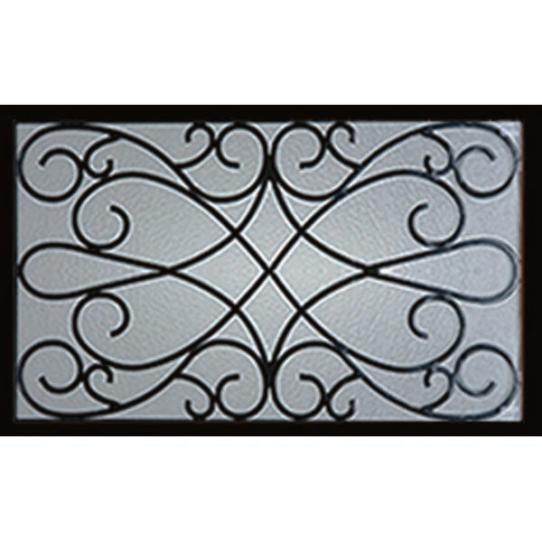 Western Reflections Wyngate Door Glass - 27" x 17.25" Craftsman Frame ...