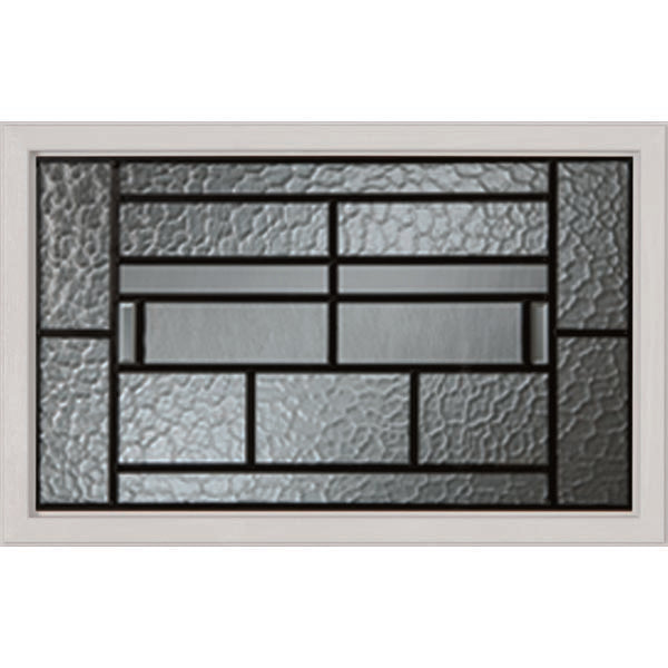 Western Reflections Pembrook Door Glass - 27" x 17.25" Craftsman Frame ...